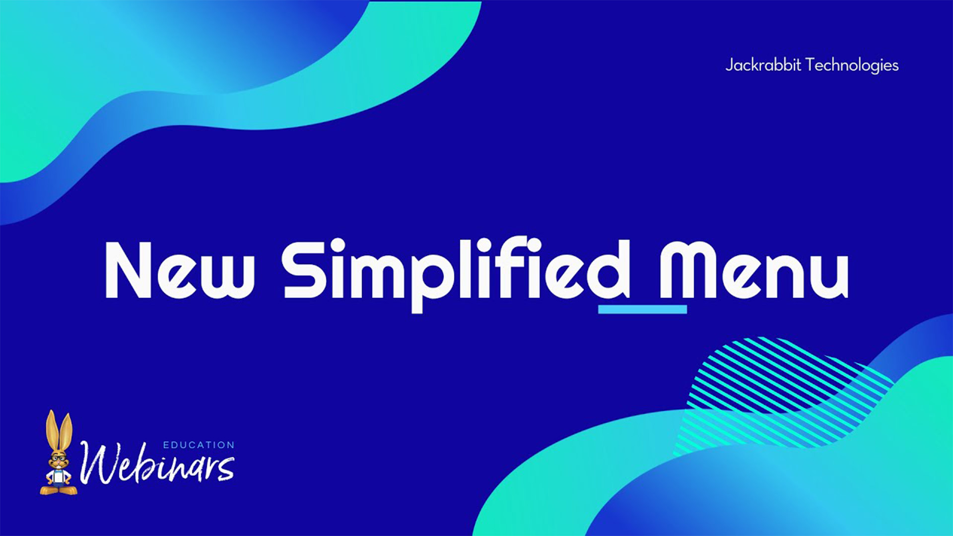 The New Simplified Menu - Jackrabbit Class