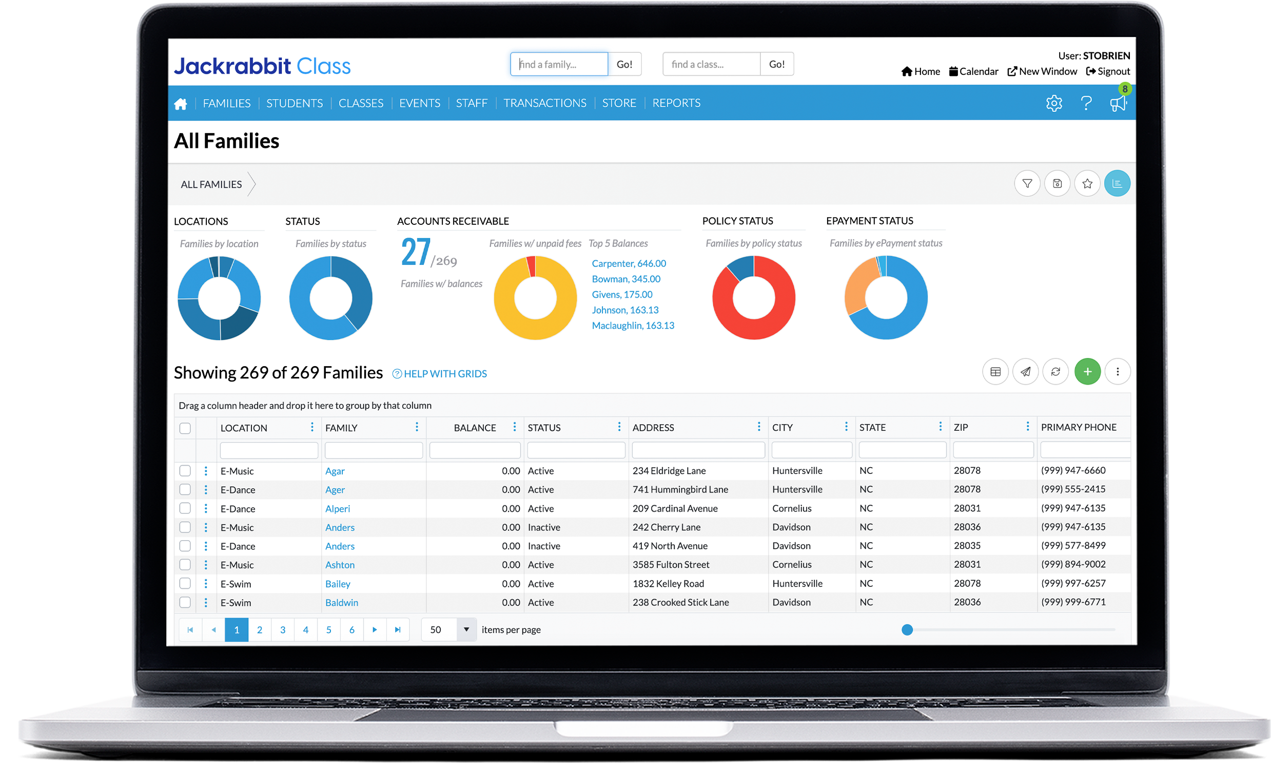 Secure Cloud Based Solution, Uptime Guarantee | Jackrabbit Class