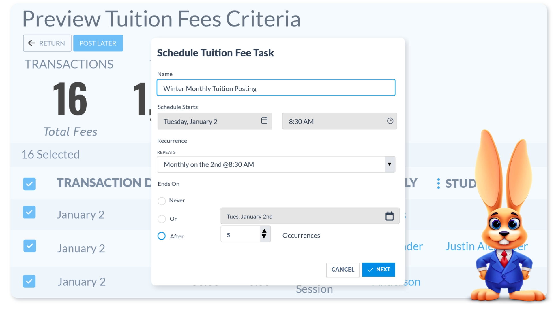 Billing, Tuition & Payment Processing | Jackrabbit Class Software