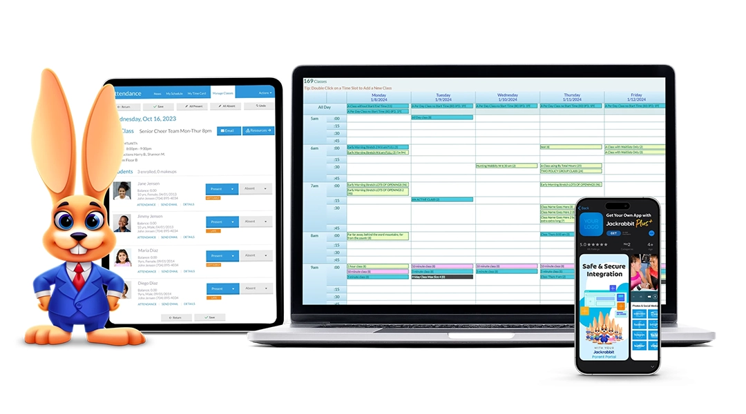Free Trial of Jackrabbit Class Management Software | Get Started